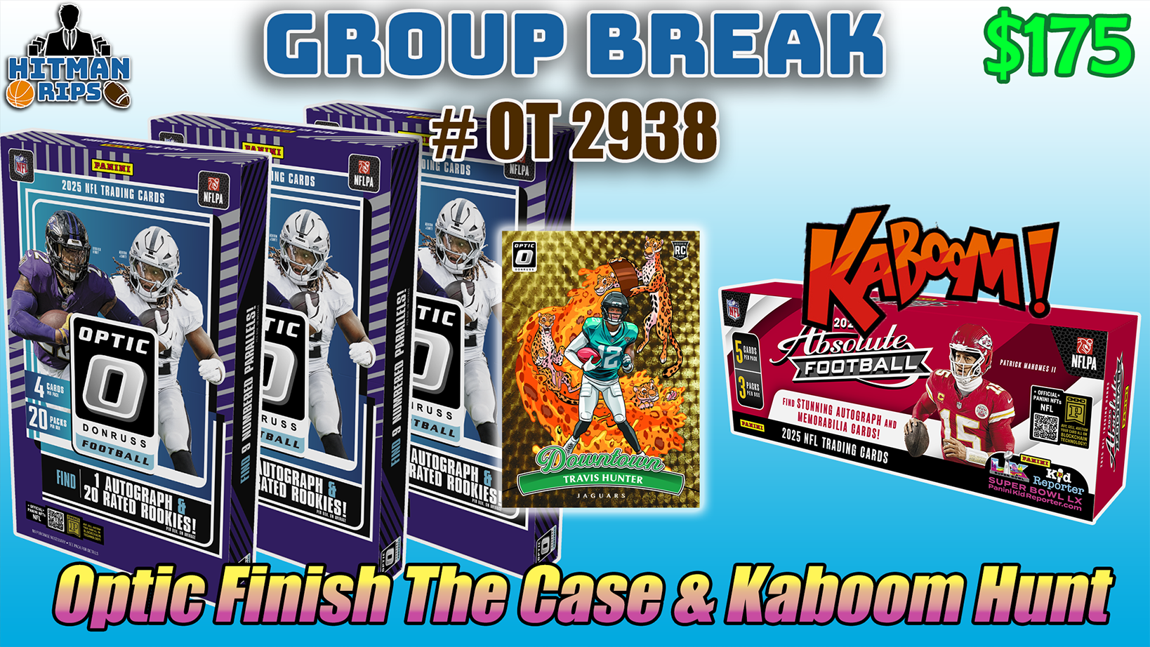Group Break # OT 2938 - Optic Finish The Case & Kaboom Hunt – Hitman Rips