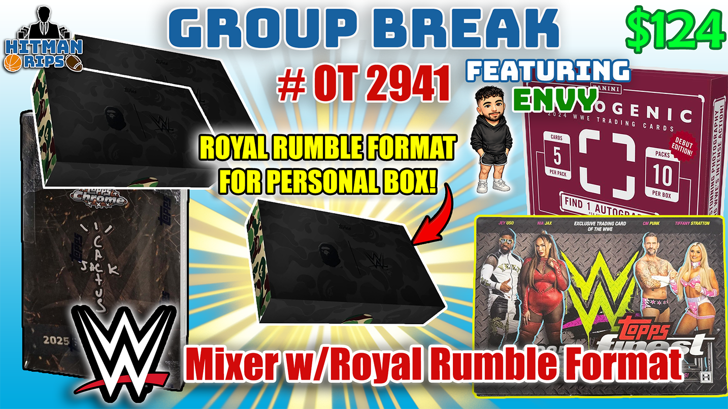 25% CHANCE Filler for Group Break # OT 2941 - WWE Mixer Royal Rumble F ...