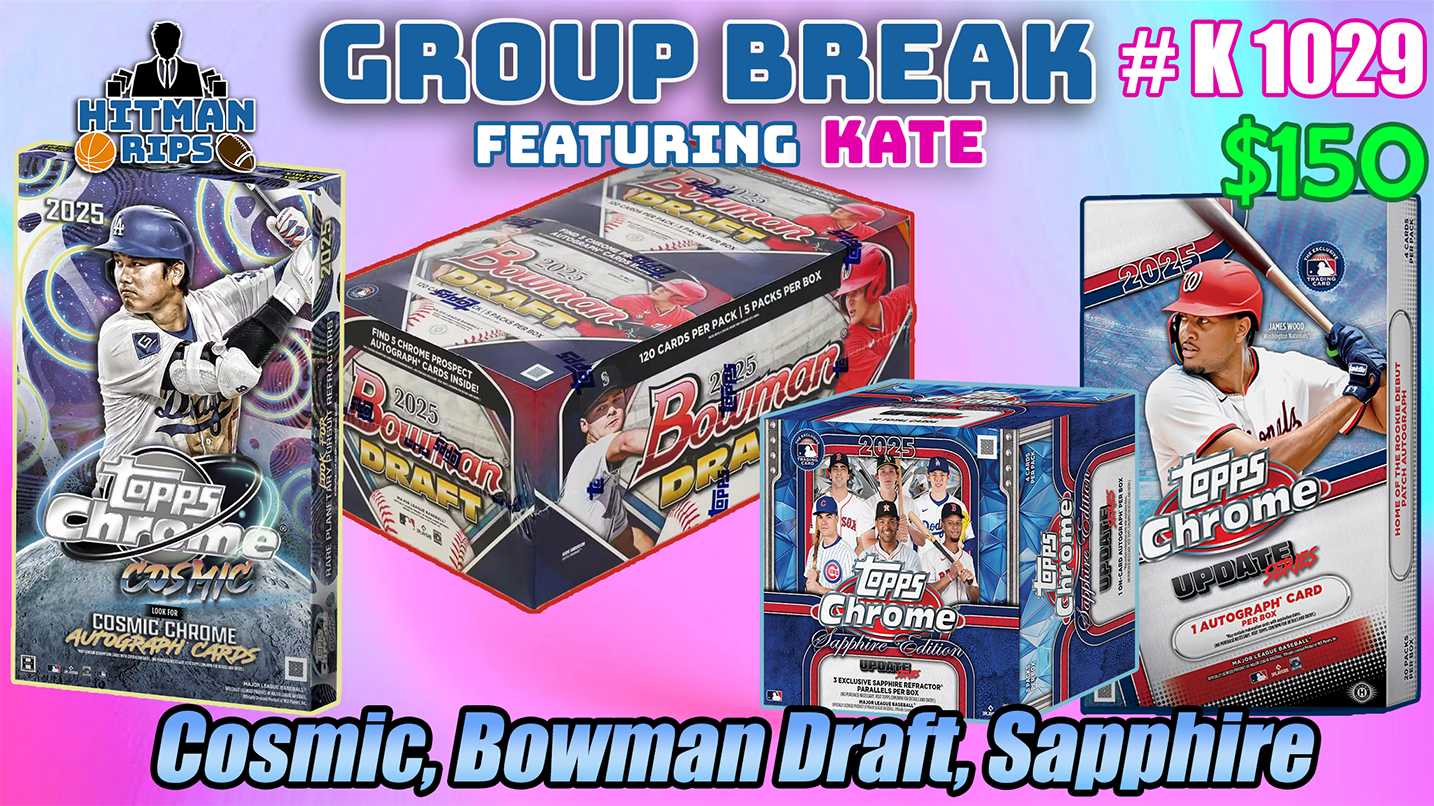 25% CHANCE Filler for Group Break # K 1029 - Cosmic, Bowman Draft, Sap ...