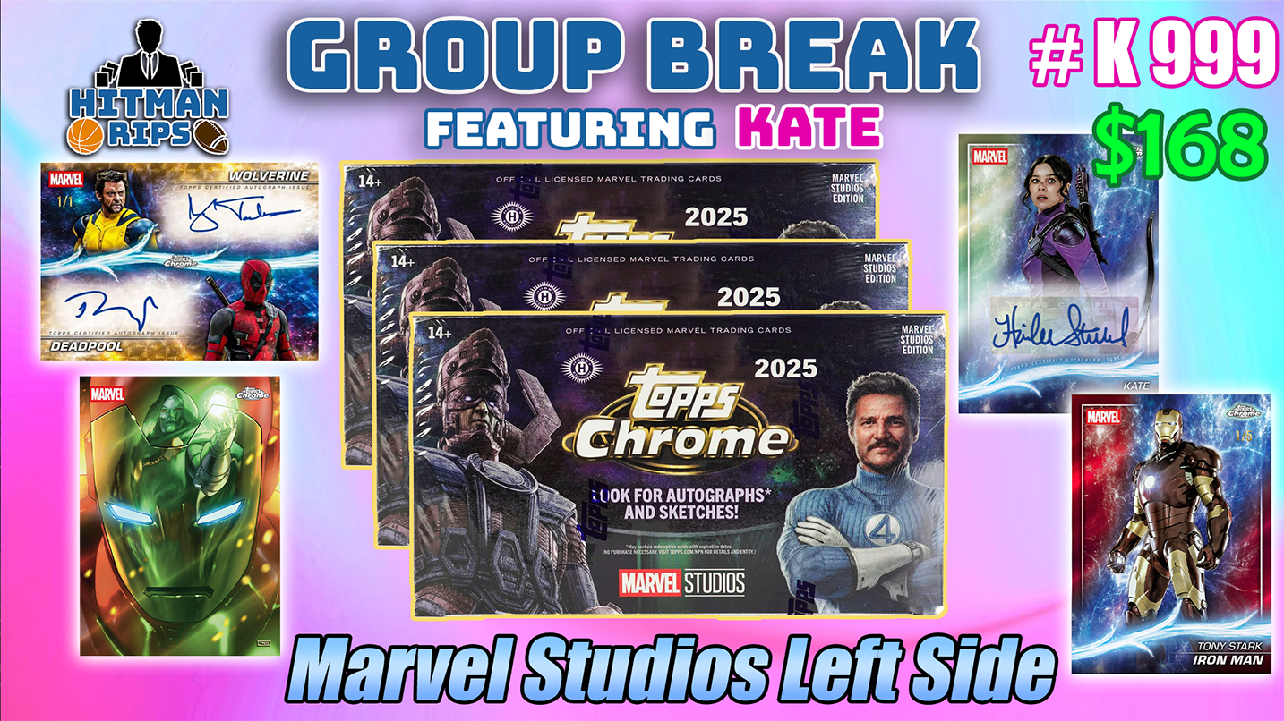 Group Break # K 999 - Topps Chrome Marvel Studios Left Side – Hitman Rips